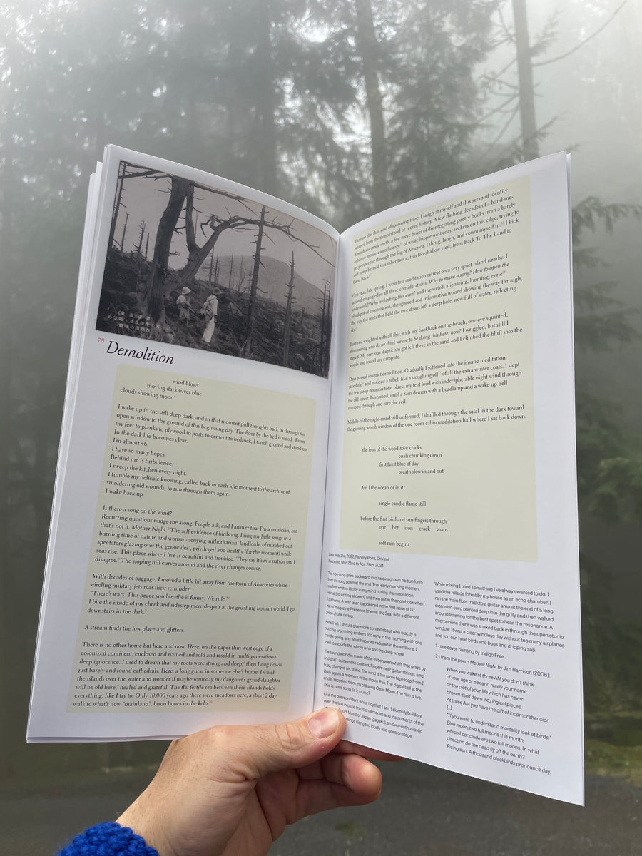 Night Palace liner notes (zine version) – P.W. Elverum & Sun